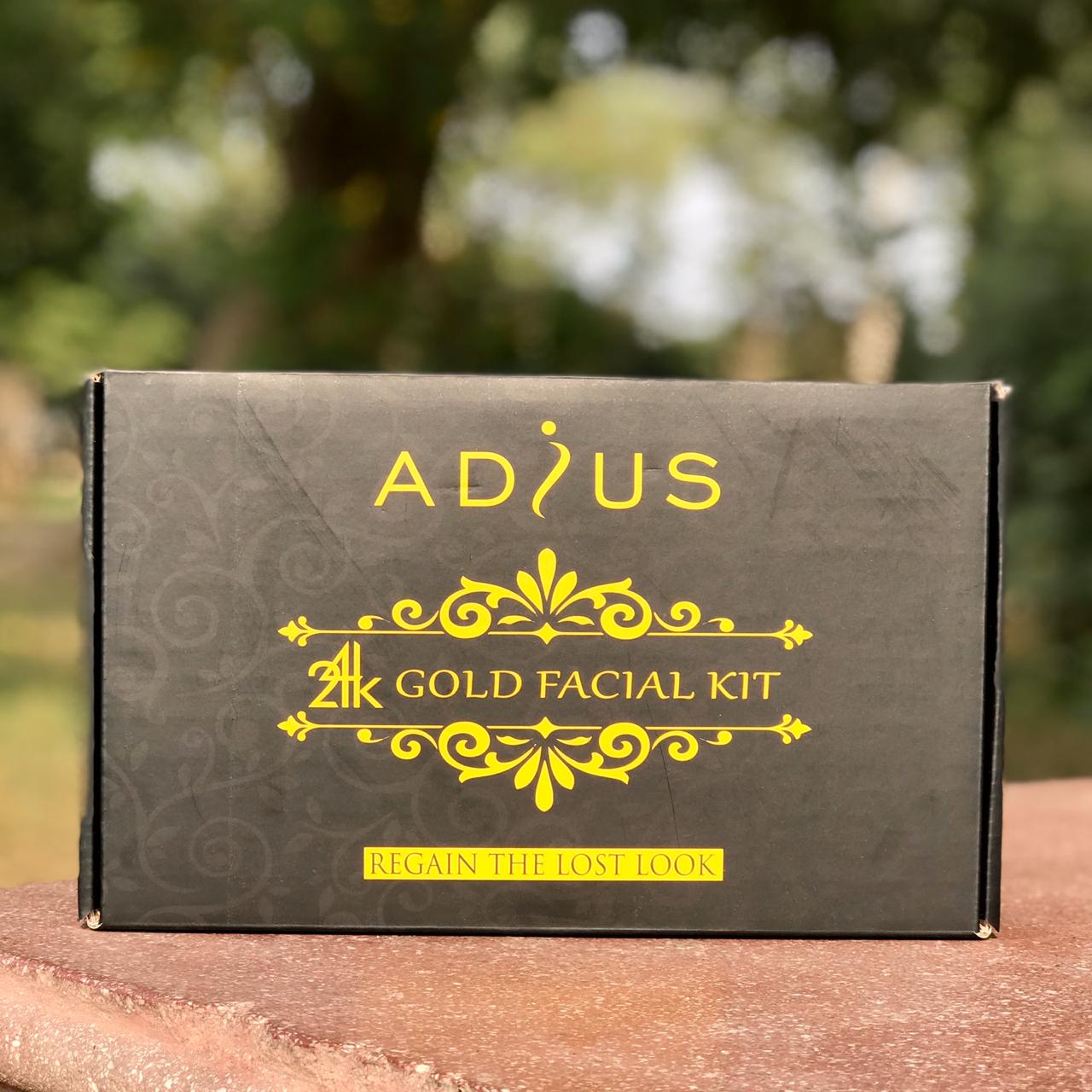 24K Gold Facial Kit - Adius Cosmetics