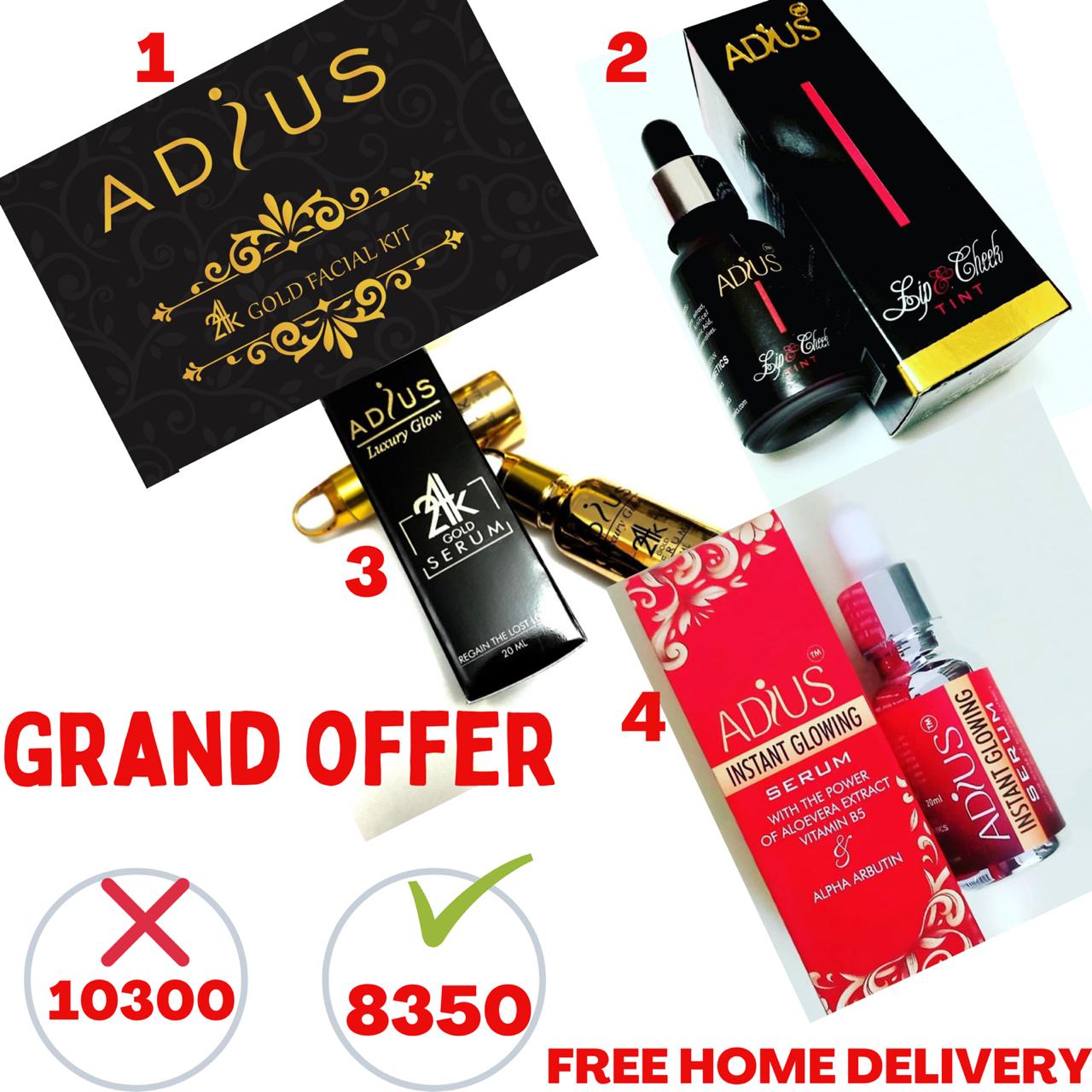Grand Bundle 4 in 1 - Adius Cosmetics